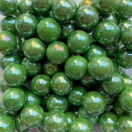 Knikker 16mm - Groene parel - De Knikkerprins